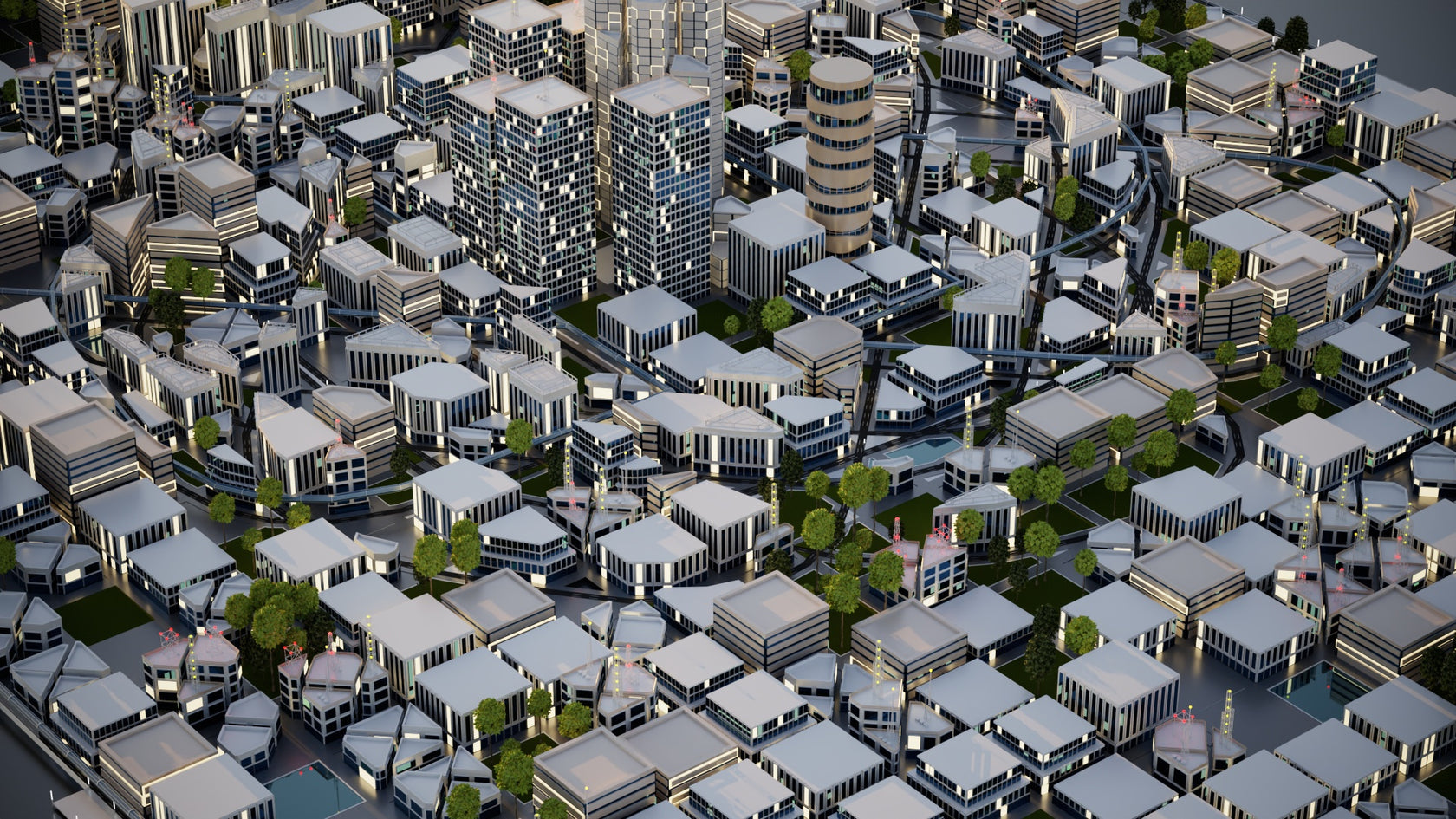 Cityscape 5001 3D model – WireCASE