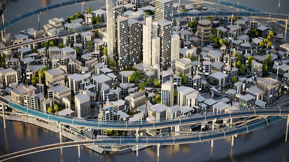 Cityscape 5003 3D model – WireCASE