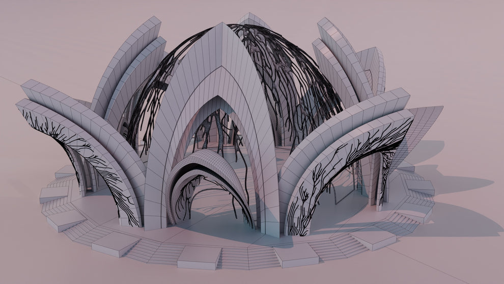 Futuristic Building 701 – WireCASE