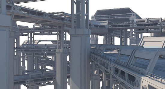 Sci Fi Structure Kit 71 – WireCASE